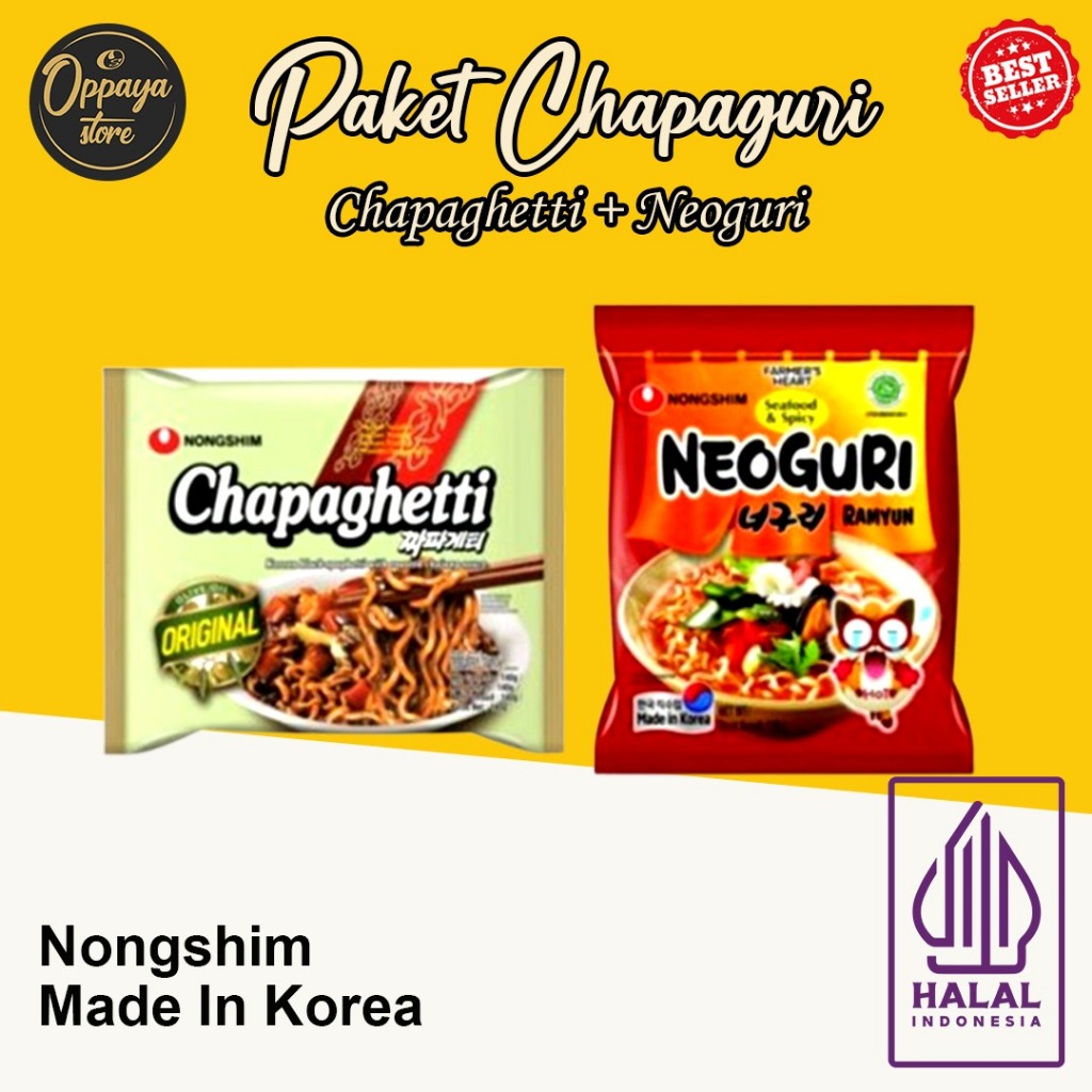 Jual PAKET CHAPAGURI(CHAPAGETTI + NEOGURI) ASLI KOREA | Shopee Indonesia
