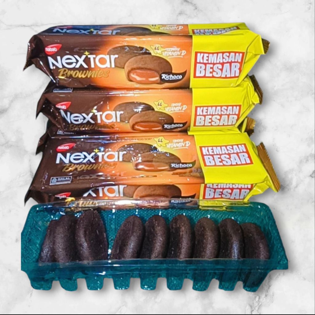 Jual NEXTAR BROWNIES Kemasan Besar 90gr (3pcs) | Shopee Indonesia