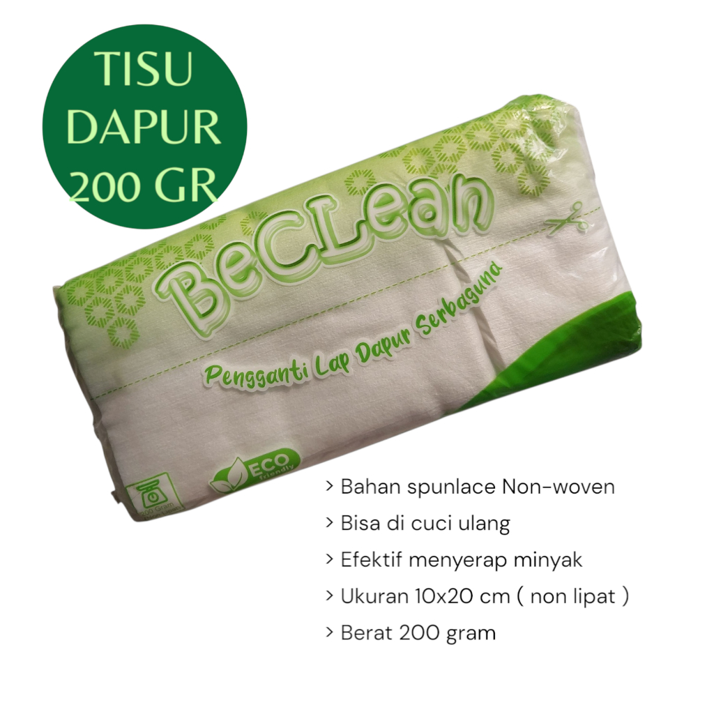 Jual Tisue kompor / Tisu serbaguna 200 Gr Bisa Di cuci Non Lipat ...
