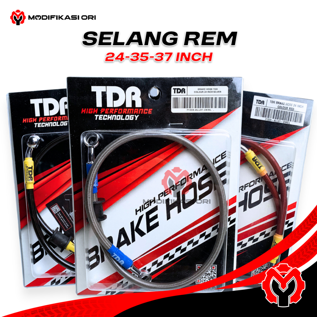 Jual SELANG REM TDR BLACK KARBON / CAKRAM universal 24 35 37 Inch 61 89 ...