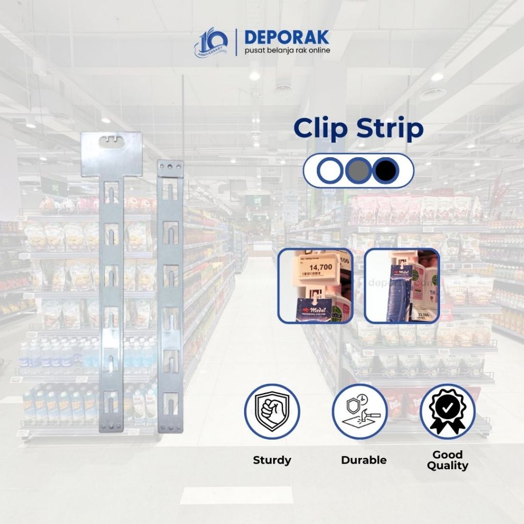Jual Hook Strip / Sell Strip / Gantungan Makanan Supermarket / Clip ...