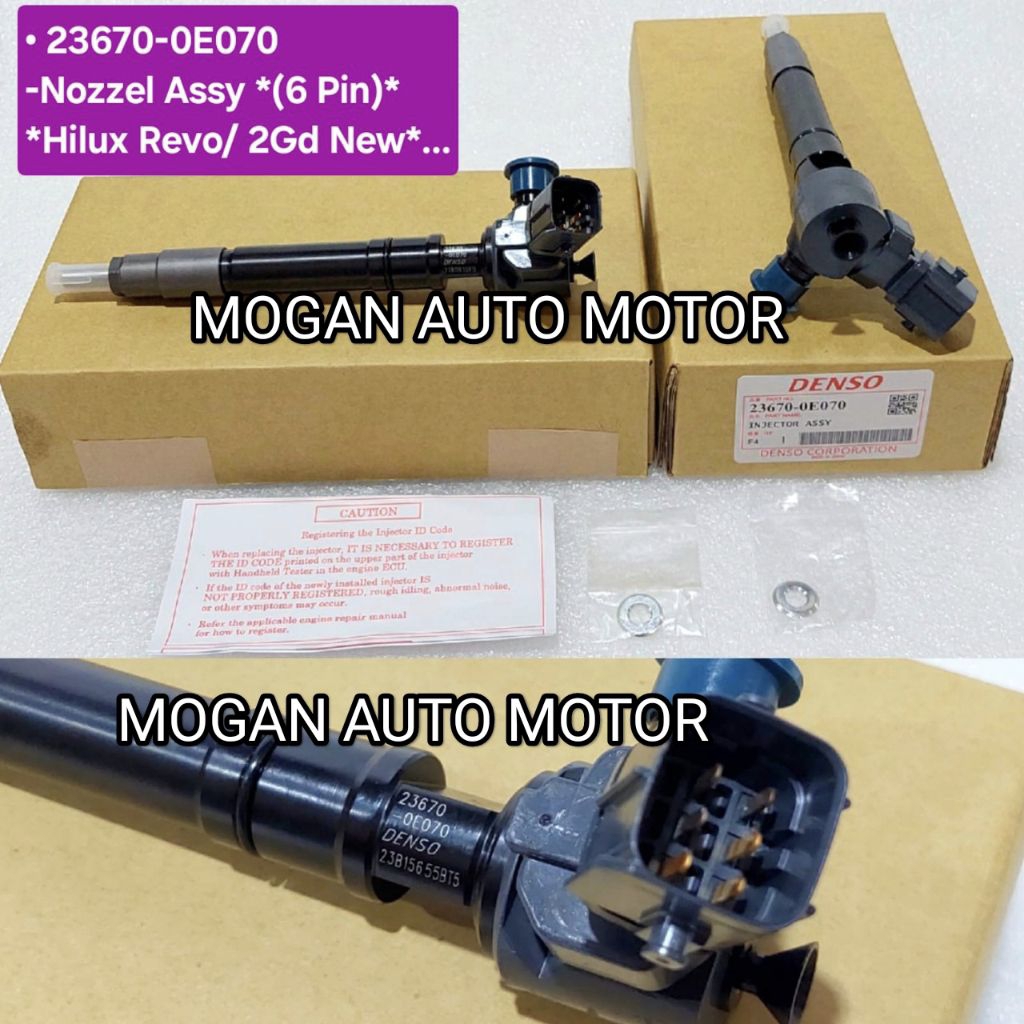 Jual Nozzle Injektor Nozel Injector Assy Toyota Hilux Revo 2GD New ...