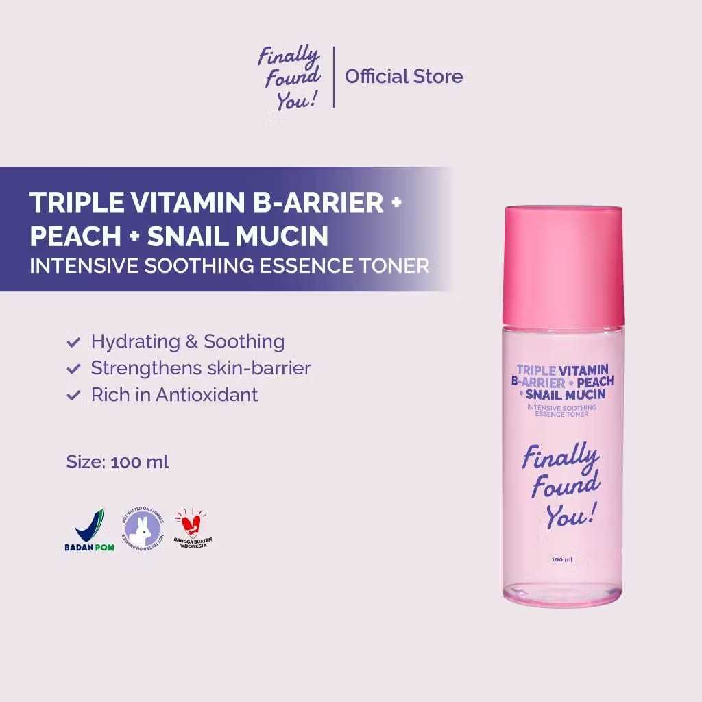 Jual Finally Found You! Triple Vitamin B-Arrier + Peach + Snail Mucin ...