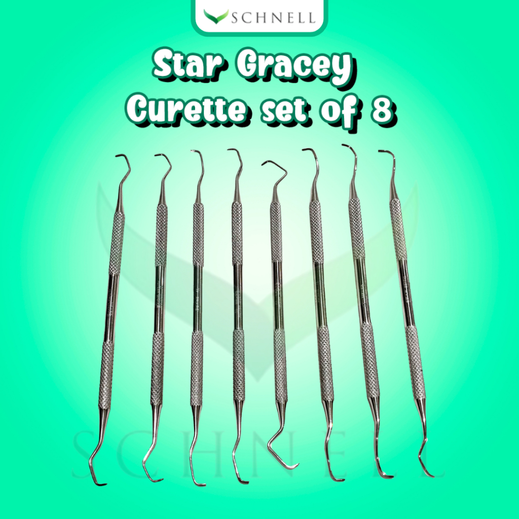 Jual STAR Gracey Curretes Set 8 Pcs / Kuret Curette Curet Kuretase ...
