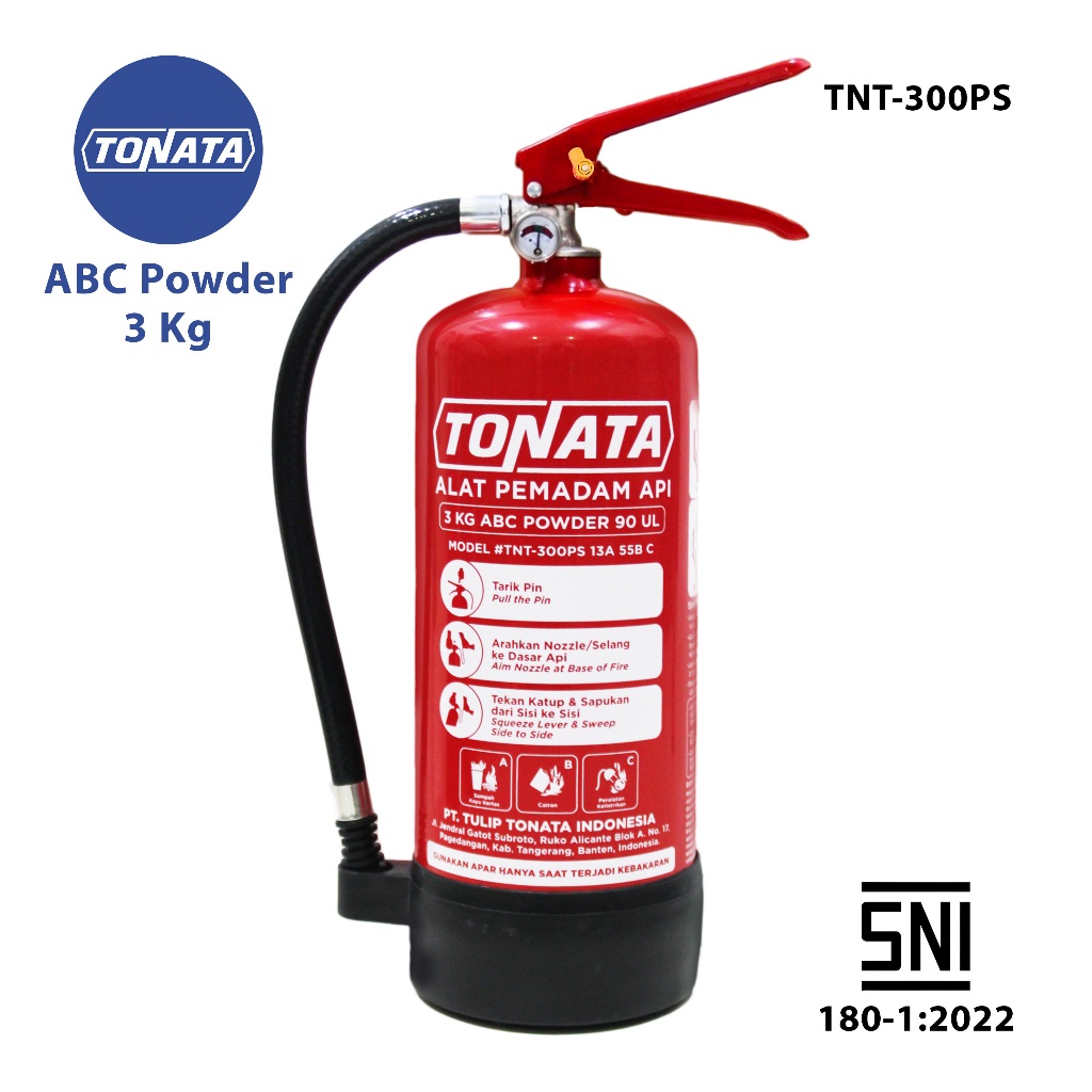Jual Tonata APAR Dry Chemical Powder 3Kg | Shopee Indonesia