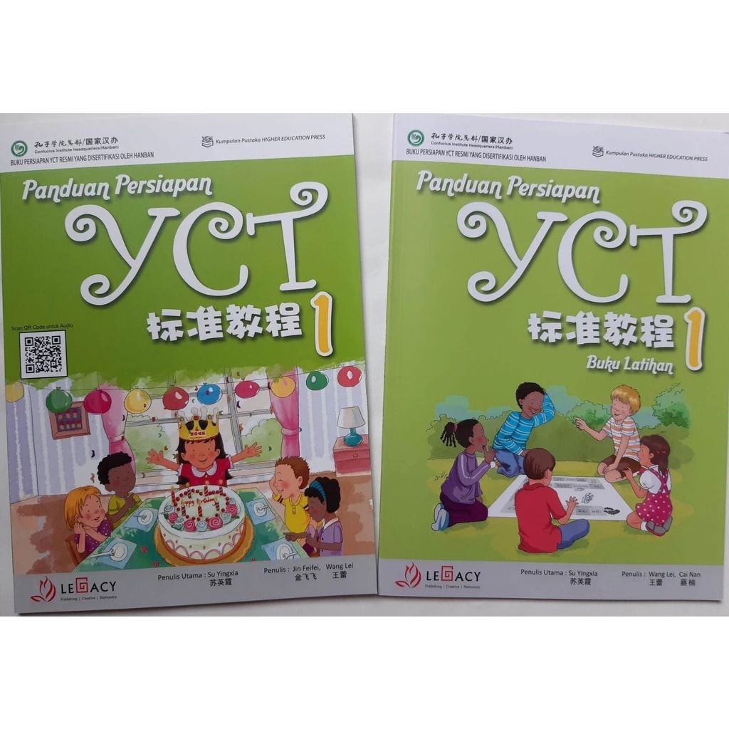 Jual Buku YCT 1 Buku Fisik (Harga Termasuk 2 Buku yaitu Workbook dan ...