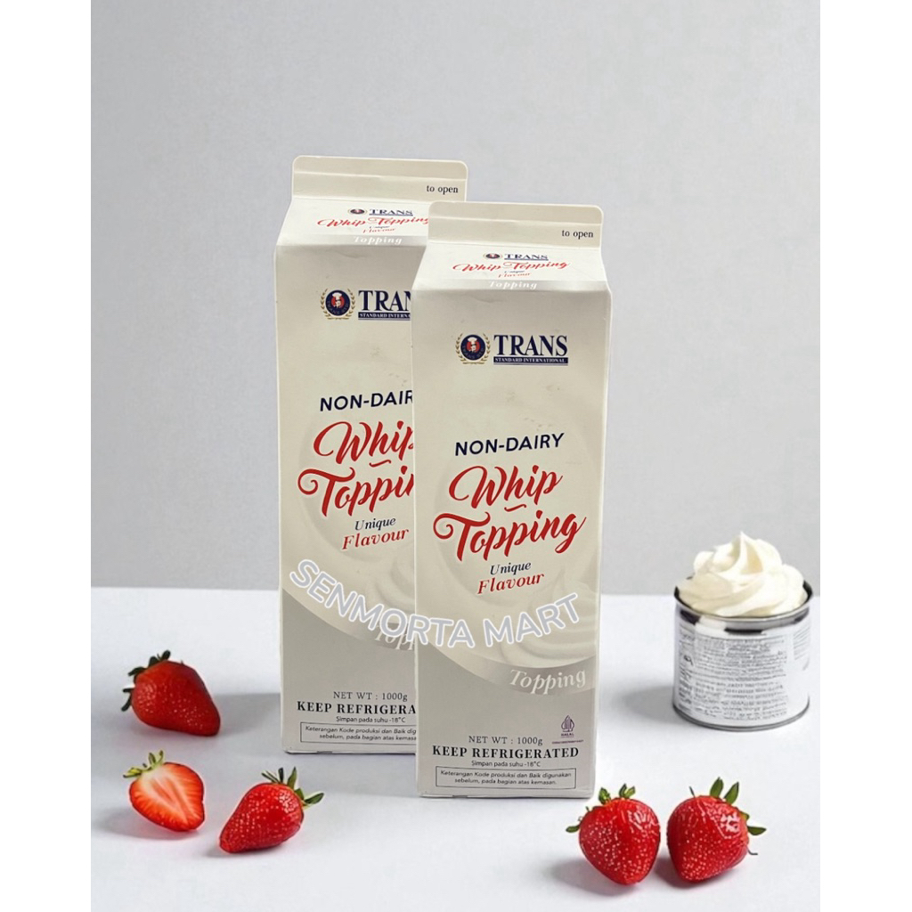 Jual TRANS WHIPPING CREAM NABATI NON-DAIRY / WHIP TOPPING 1L | Shopee ...