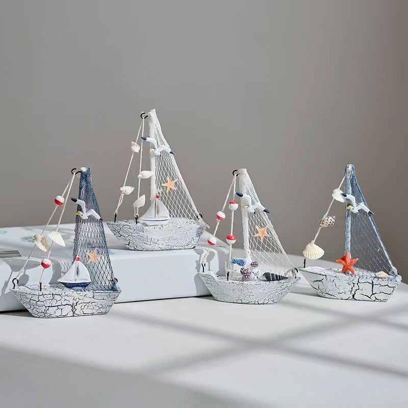 Jual 【Rumah Cantik Decor】Dekorasi Perahu Kresek Cangkang Gaya ...