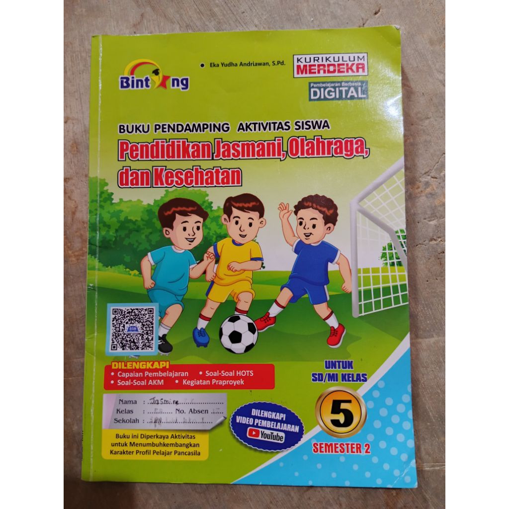 Jual PJOK BINTANG KELAS 5 SEMESTER 2 SECOND | Shopee Indonesia