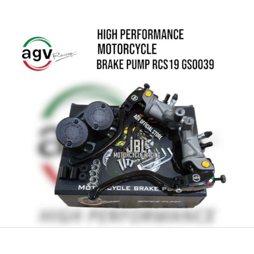 Jual Master Rem AGV RCS 19 Corsa Corta Set 2 Tabung Big Smoke - Master ...