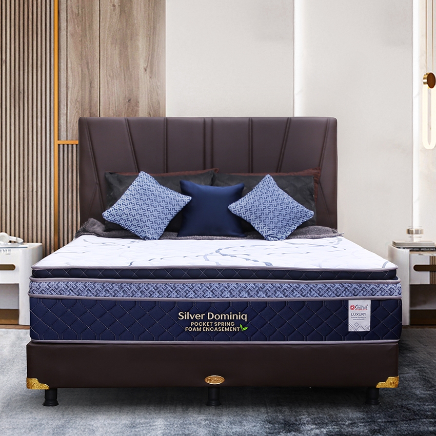 Jual Central Springbed Silver Dominiq | kasur Central Dominiq Pocket ...