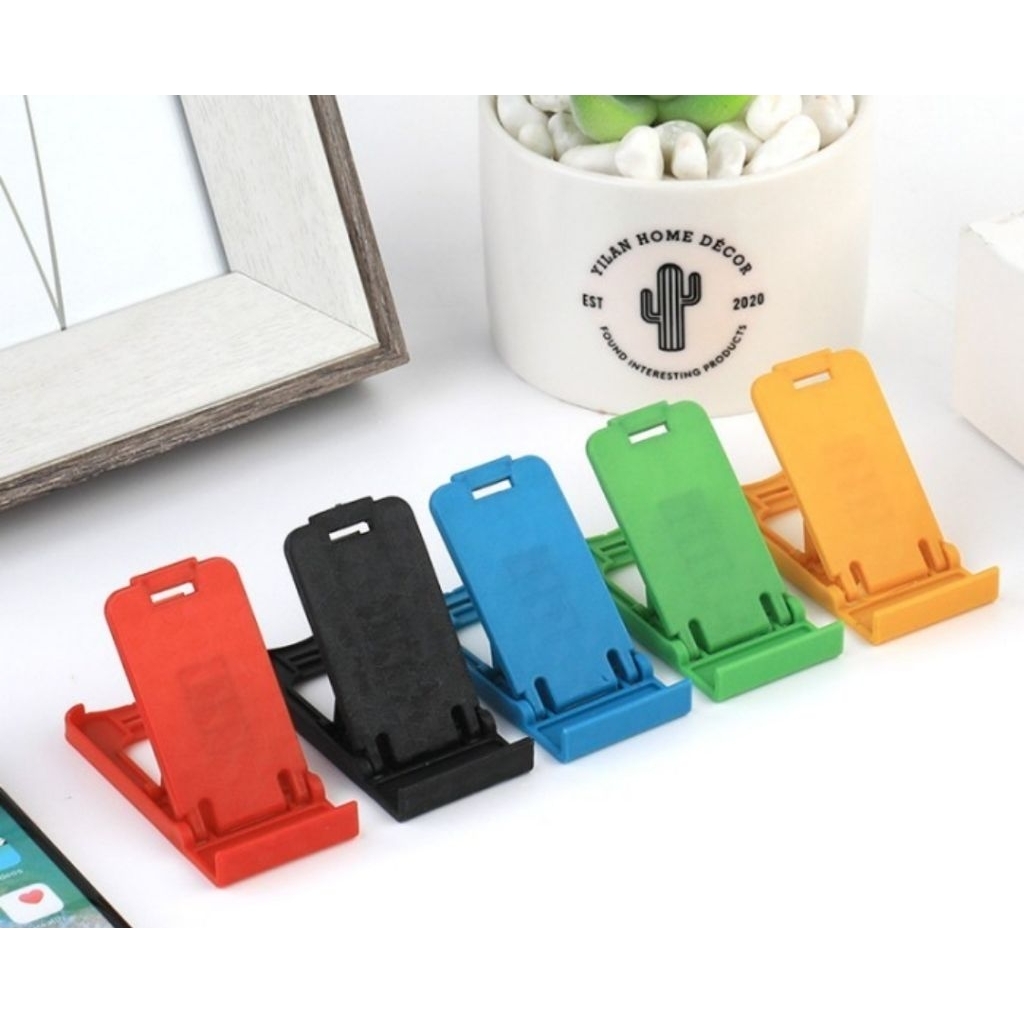 Jual Stand Holder Hp Lipat Persegi Dudukan Handphone Tablet Lipat Mini ...