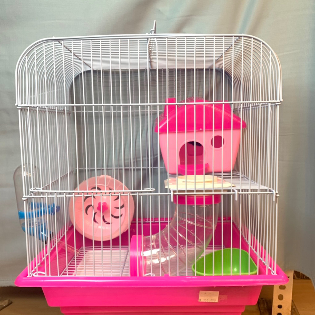 Jual Kandang 02 Hamster Tingkat 2 Lantai Besar Rumah Besi jeruji ...
