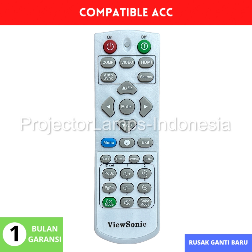Jual Remote Remot Projector Proyektor Viewsonic | Shopee Indonesia