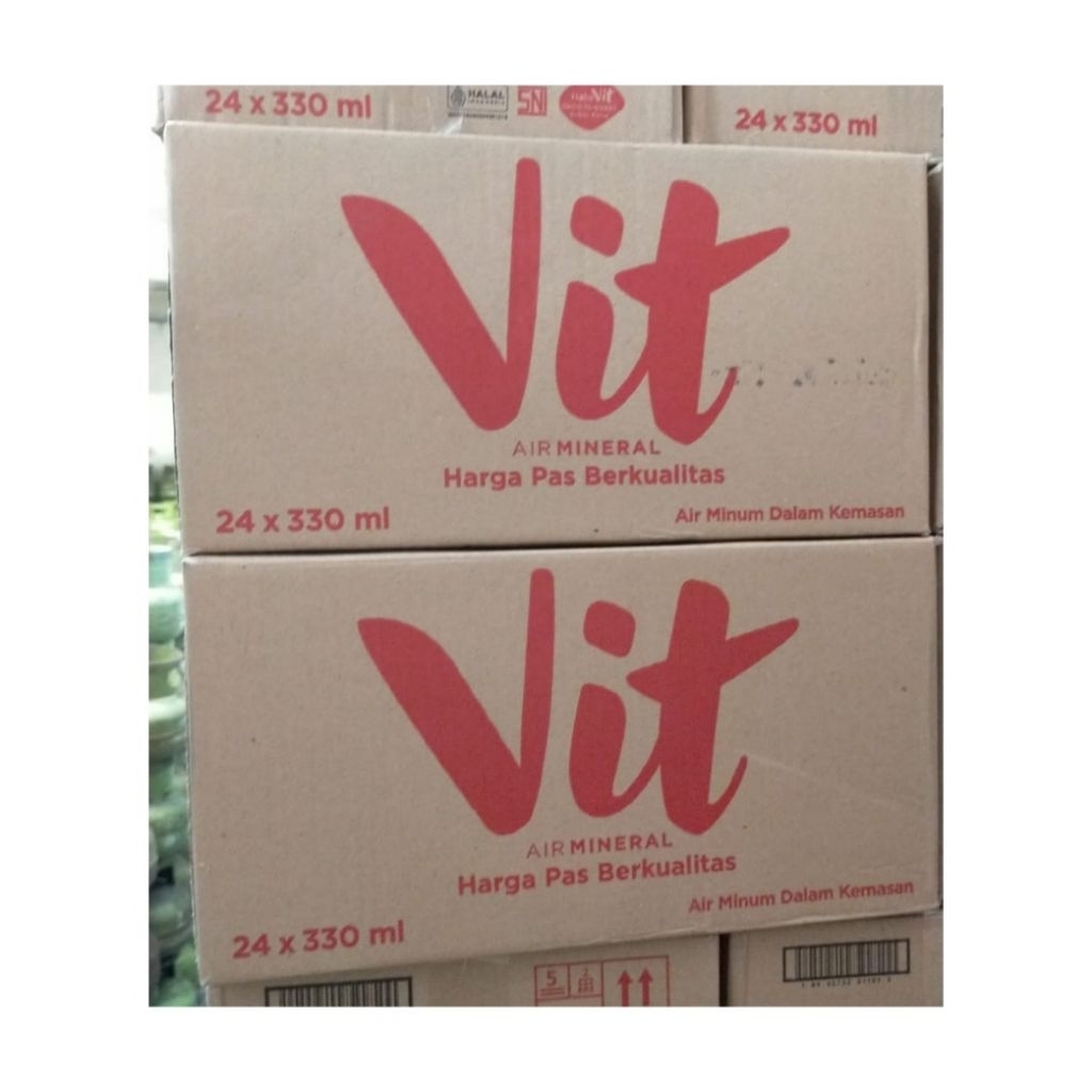 Jual VIT BOTOL AIR MINERAL ISI 1 DUS ( ISI 24 PCS @330ML) | Shopee ...
