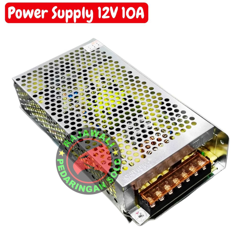 Jual Power Supply CCTV 12V 10A - SMPS 12V - Adaptor 12V Switching Power ...