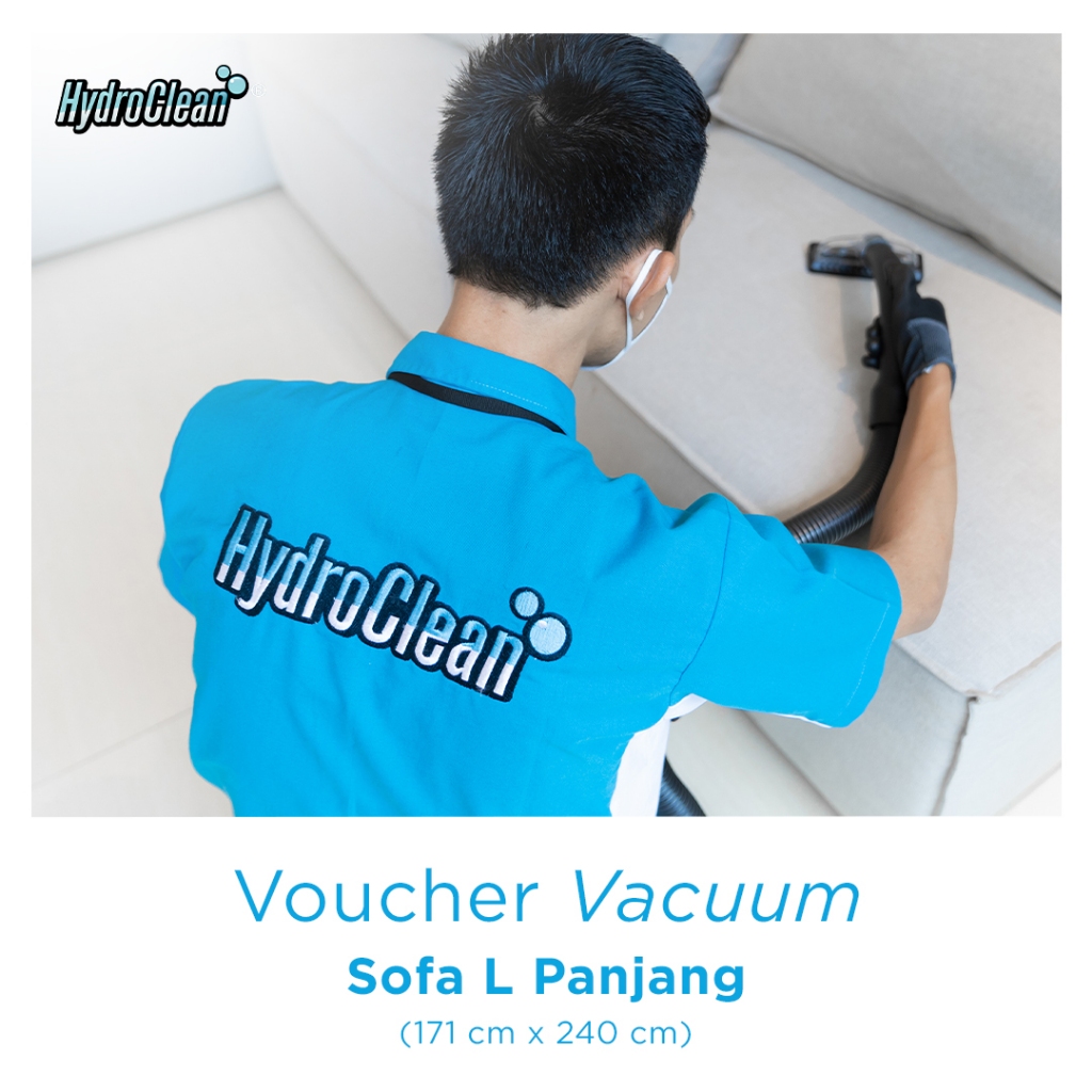 Jual HydroClean Voucher Khusus Sofa L Ukuran 171 cm - 240 cm | Vacuum Tungau Dan Debu ...