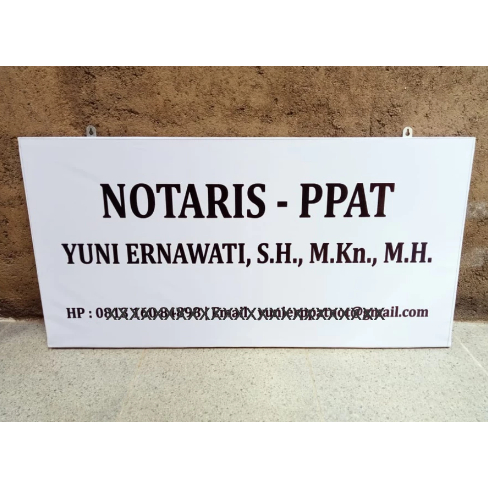 Jual READY Plang / Papan Nama PPAT dan Kantor Notaris | Shopee Indonesia