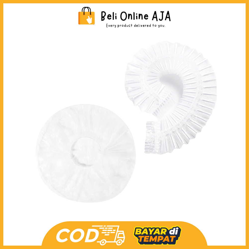 Jual BOA Shower Cap Polos Travel Plastik Penutup KepalaTopi Keramas ...