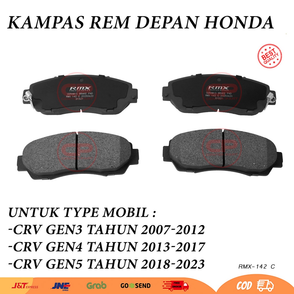 Jual Kampas Rem Depan Crv 2007 2008 2009 2010 2011 2012 2013 2014 2015 ...