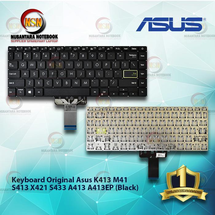 Jual Keyboard Asus For Asus K413 M413 S413 X421 Original (Black ...