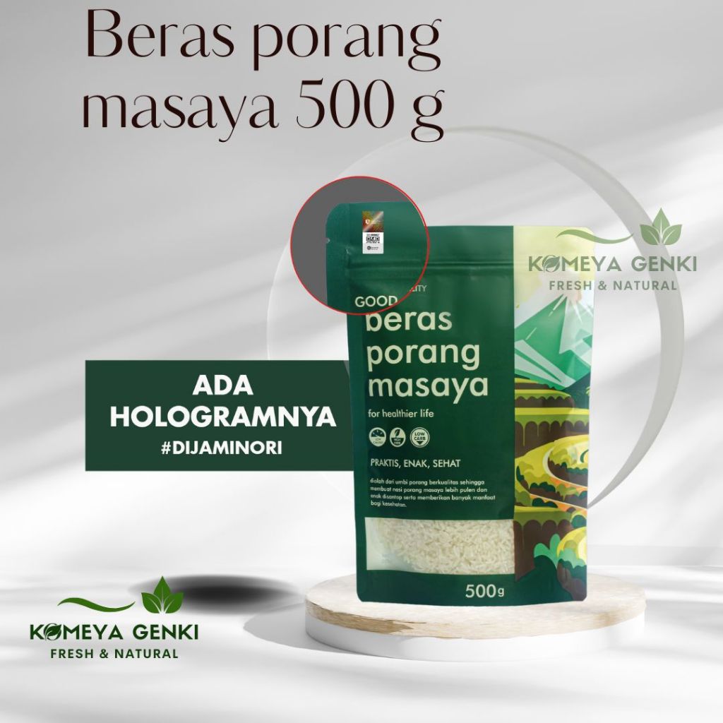 Jual MASAYA BERAS PORANG 500 GRAM shirataki konjac diet nasi sehat ...