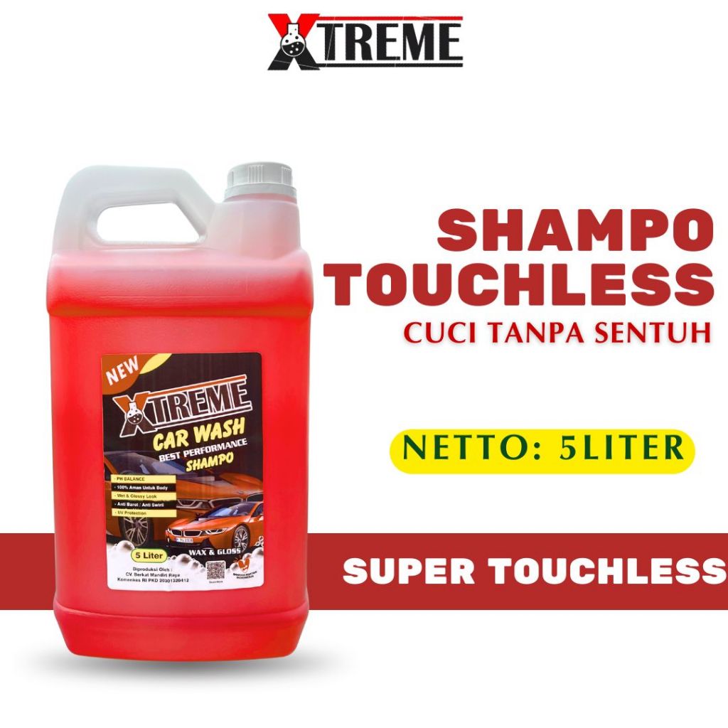 Jual XTREME Shampo Motor Mobil Super Touchless 5 LITER / Shampo Tanpa ...