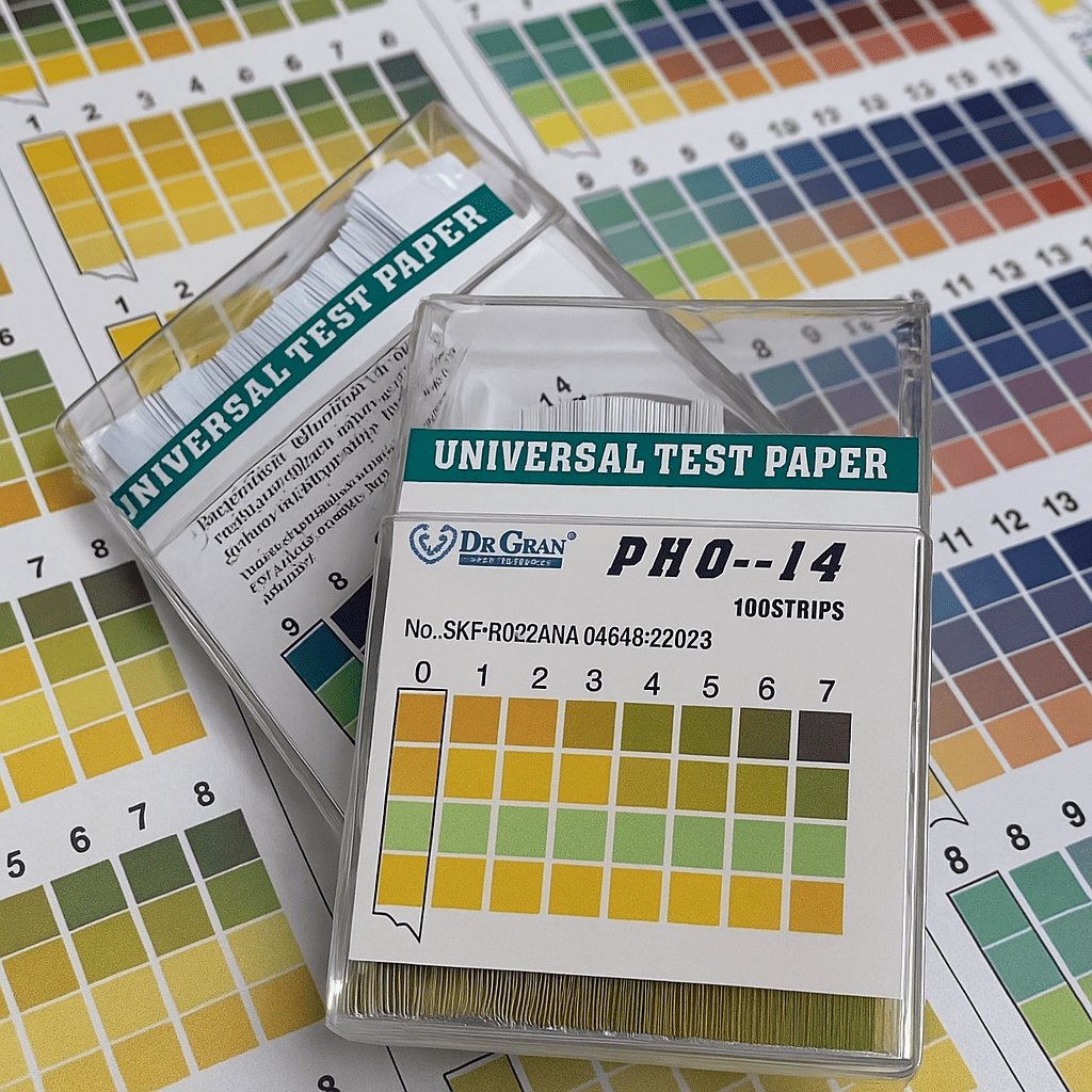 Jual Kertas lakmus Merek DR.GRAY isi 100 pcs ph 0-14 Universal test ...