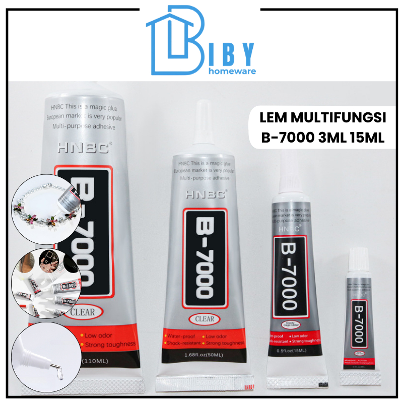Jual BIBY Lem LCD Touchscreen Baterai HP Backdoor Casing Glue B-7000 ...