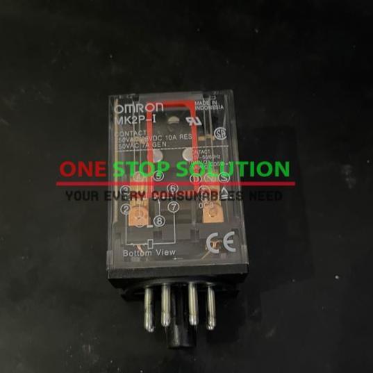 Jual Relay MK2P 220V Omron Socket 220V 10A 8P - Soket AC 8P MK2P-1 8 ...