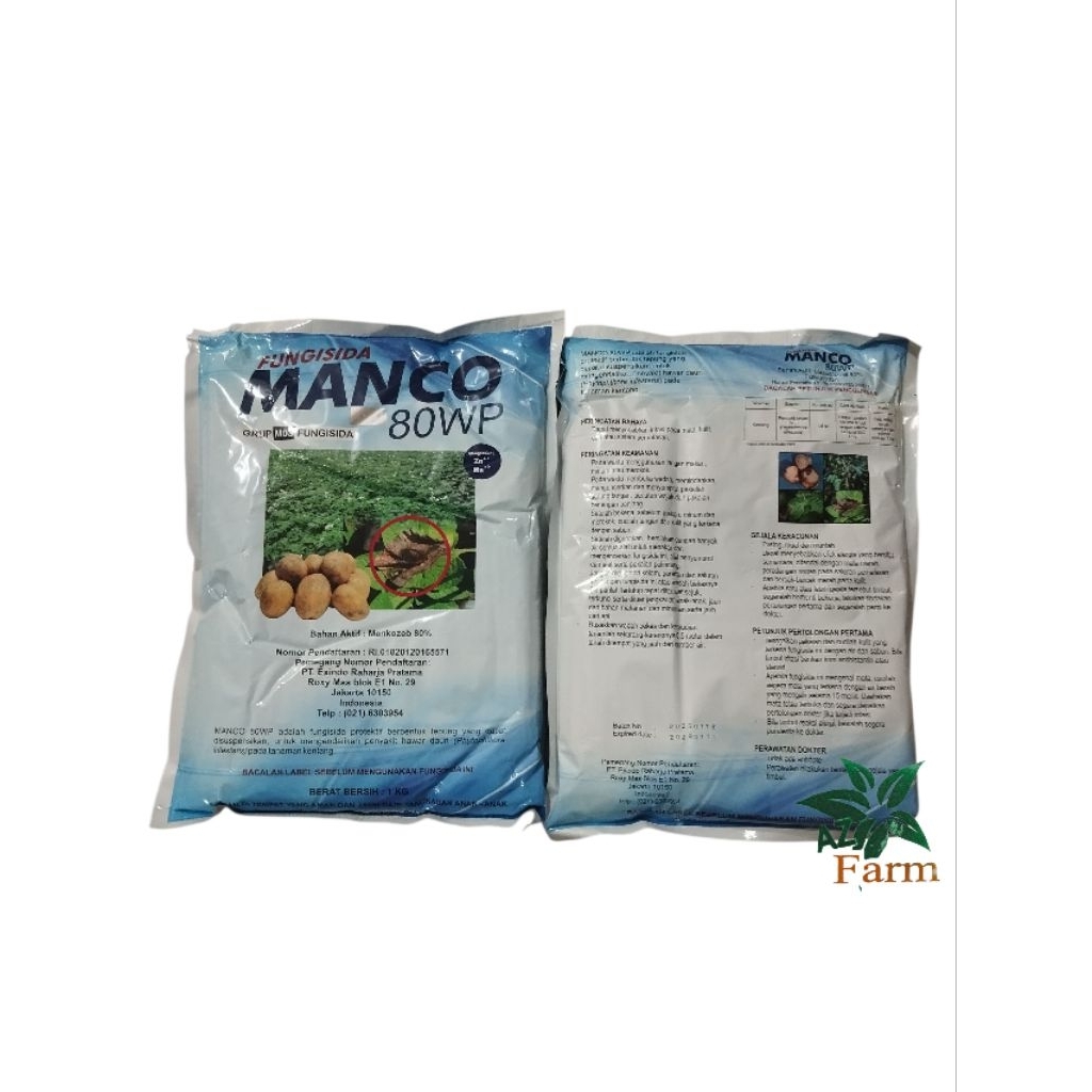 Jual MANCO 1KG fungisida mancozeb biru | Shopee Indonesia