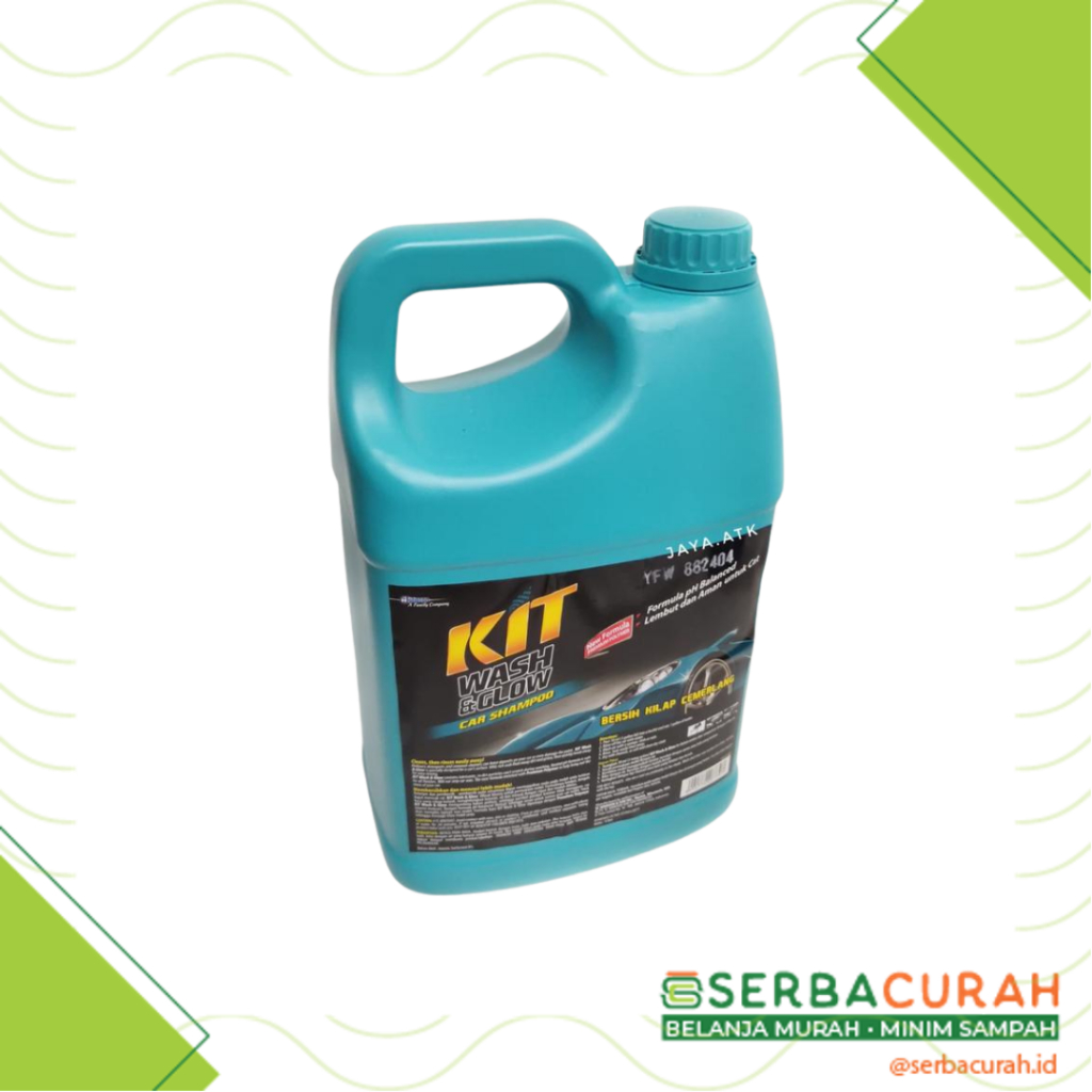 Jual KIT Wash & Glow Car Shampoo | Sabun Cuci Mobil | Jerigen 4 L ...
