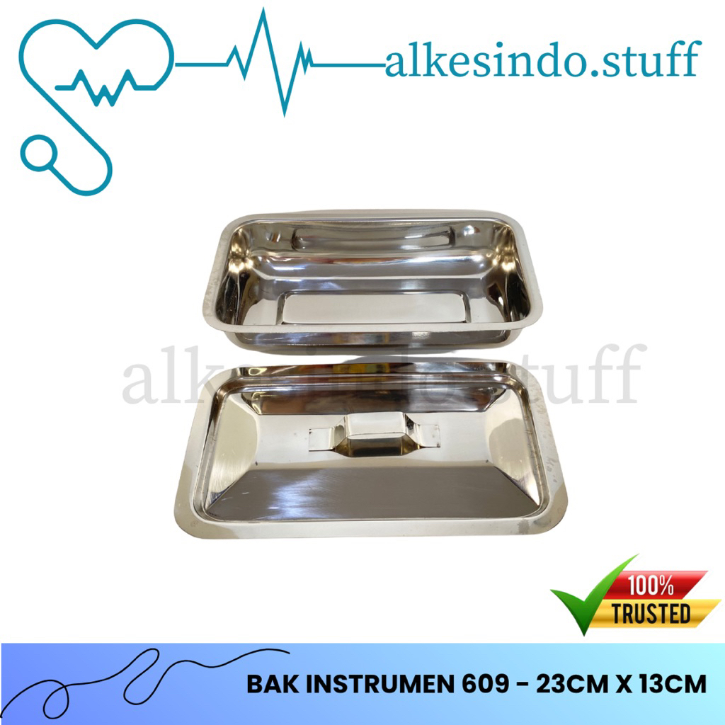 Jual Bak Instrumen 509 Sedang Stainless Steel Dengan Tutup | Baki ...
