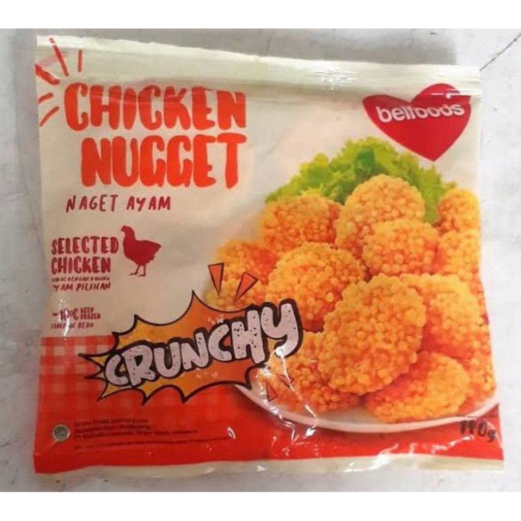 Jual Belfoods Crunchy Nugget Chicken / Nuget Ayam Crispy (Frozen Food ...