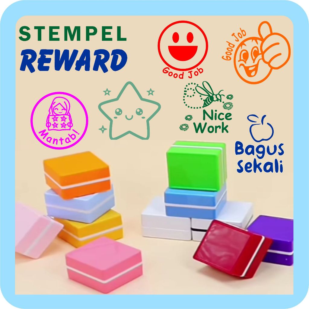 Jual Stempel Nilai Emoji Reward TK / Paud / SD / SMP dan lain-lain ...