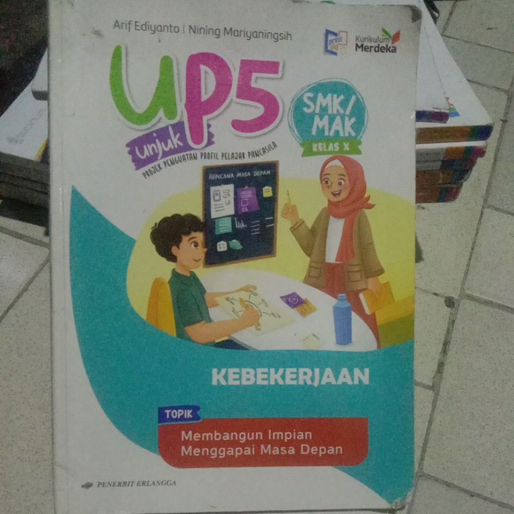 Jual BUKU UP 5 KEBEKERJAAN TOPIK MEMBANGUN IMPIAN MENGGAPAI MASA DEPAN ...