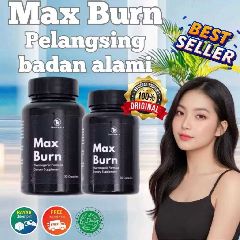 Jual Max Burn by Truewell - Thermogenic Fat Burner Original | Shopee ...
