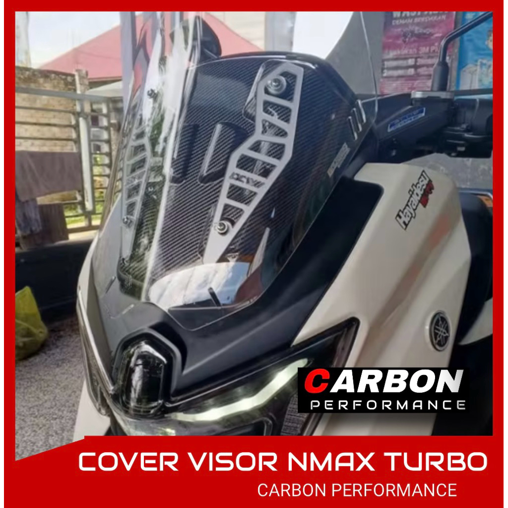 Jual cover winshield Nmax turbo nmax neo carbon performance | Shopee ...