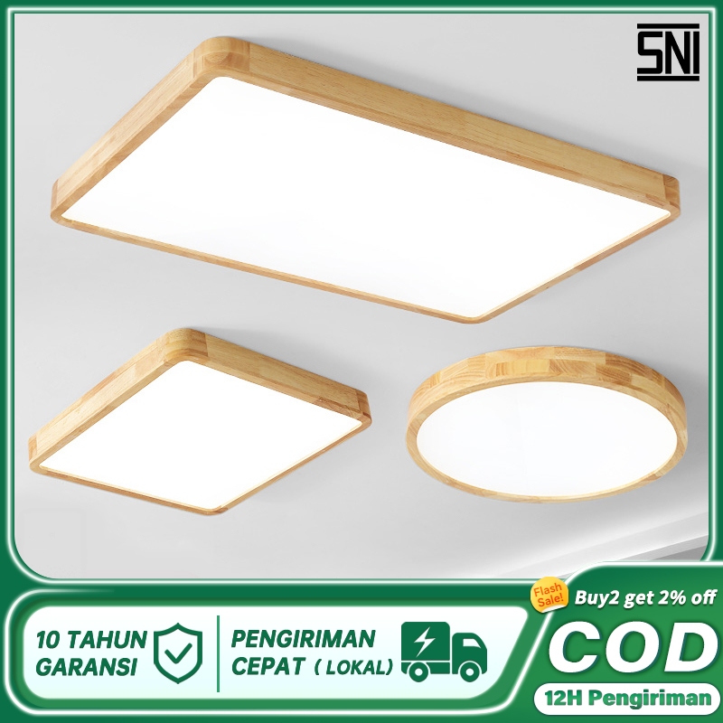 Jual COD Lampu Plafon Minimalis Kamar Tidur Nordik 12/24/36/48/96W 3 ...