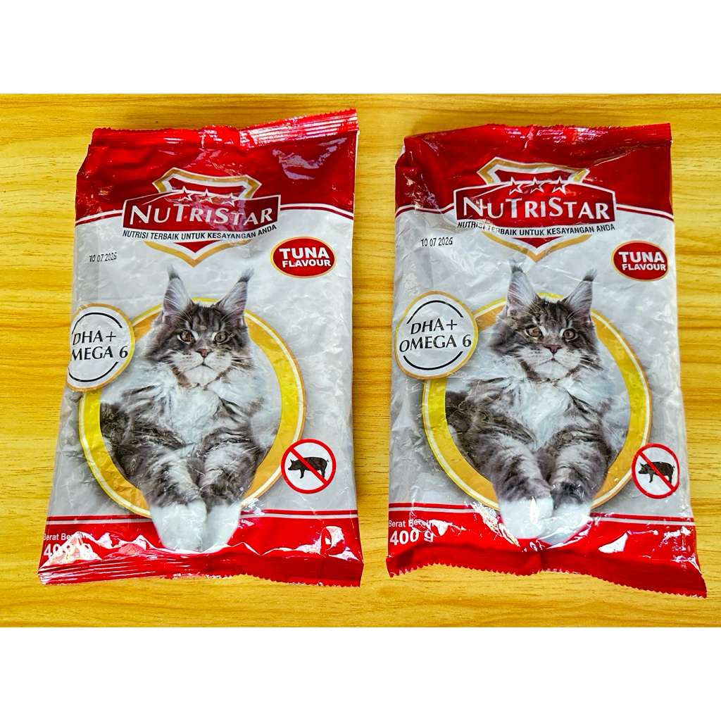 Jual Pakan Kucing Nutristar cat food 400 gr (1 Sachet) | Shopee Indonesia