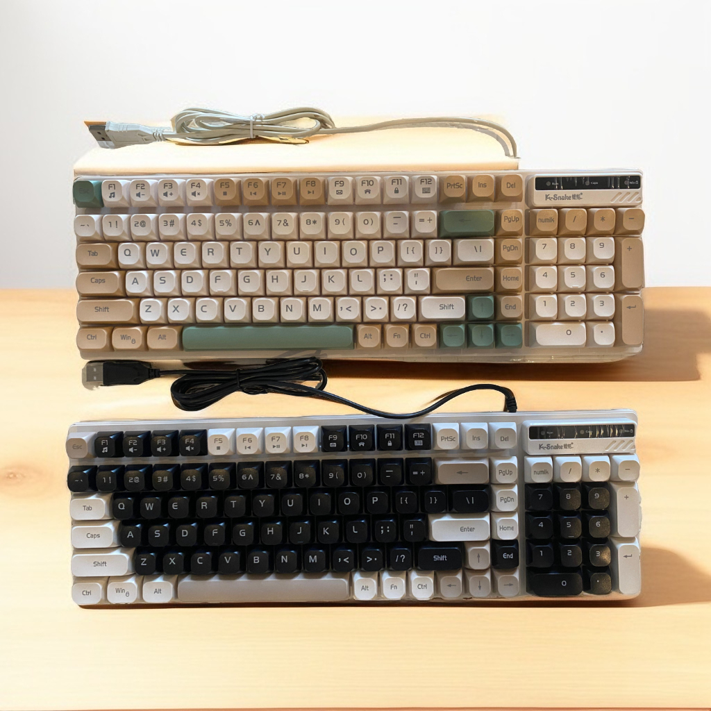 Jual K1 K-Snake 100% layout keyboard standar PC/Laptop Non RGB Gaming ...