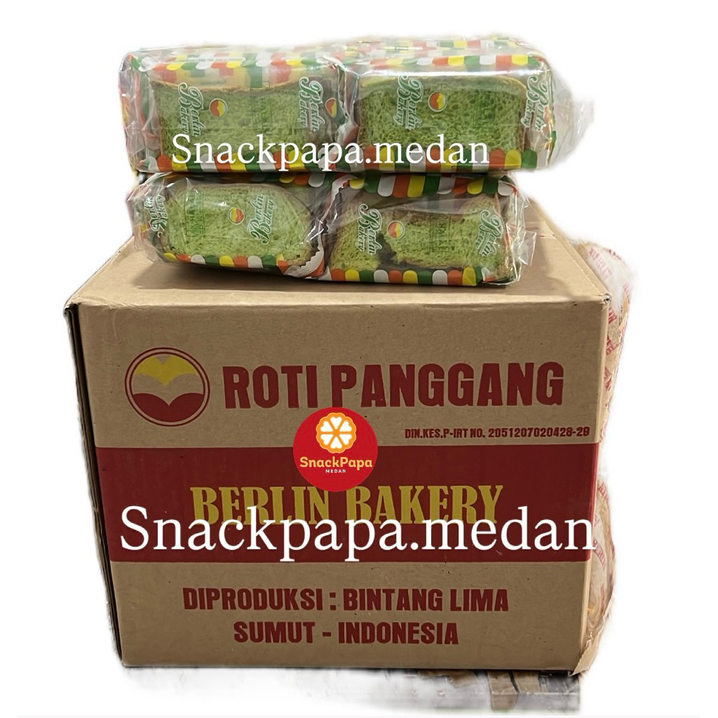 Jual ROTI PANGGANG PANDAN BERLIN BAKERY [1 PCS @10G] | ROTI PANDAN ...