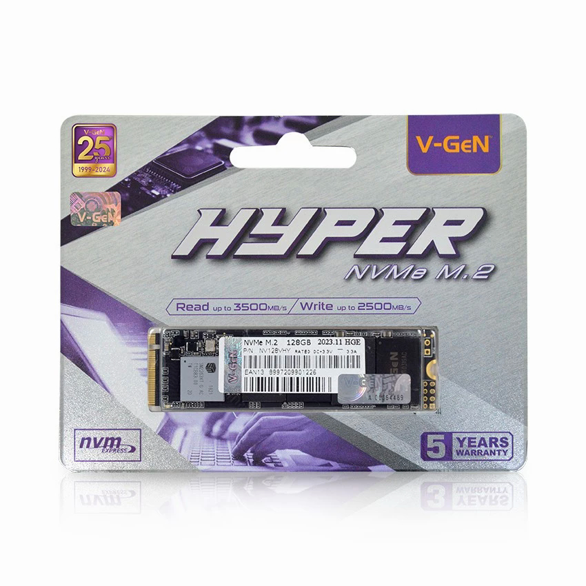 Jual V-GEN Hyper SSD NVMe 128GB Solid State Drive Original | Shopee ...