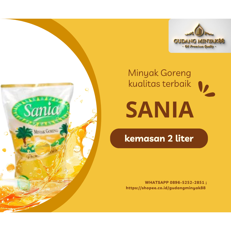 Jual MINYAK GORENG SANIA 2 LITER KEMASAN POUCH | Shopee Indonesia
