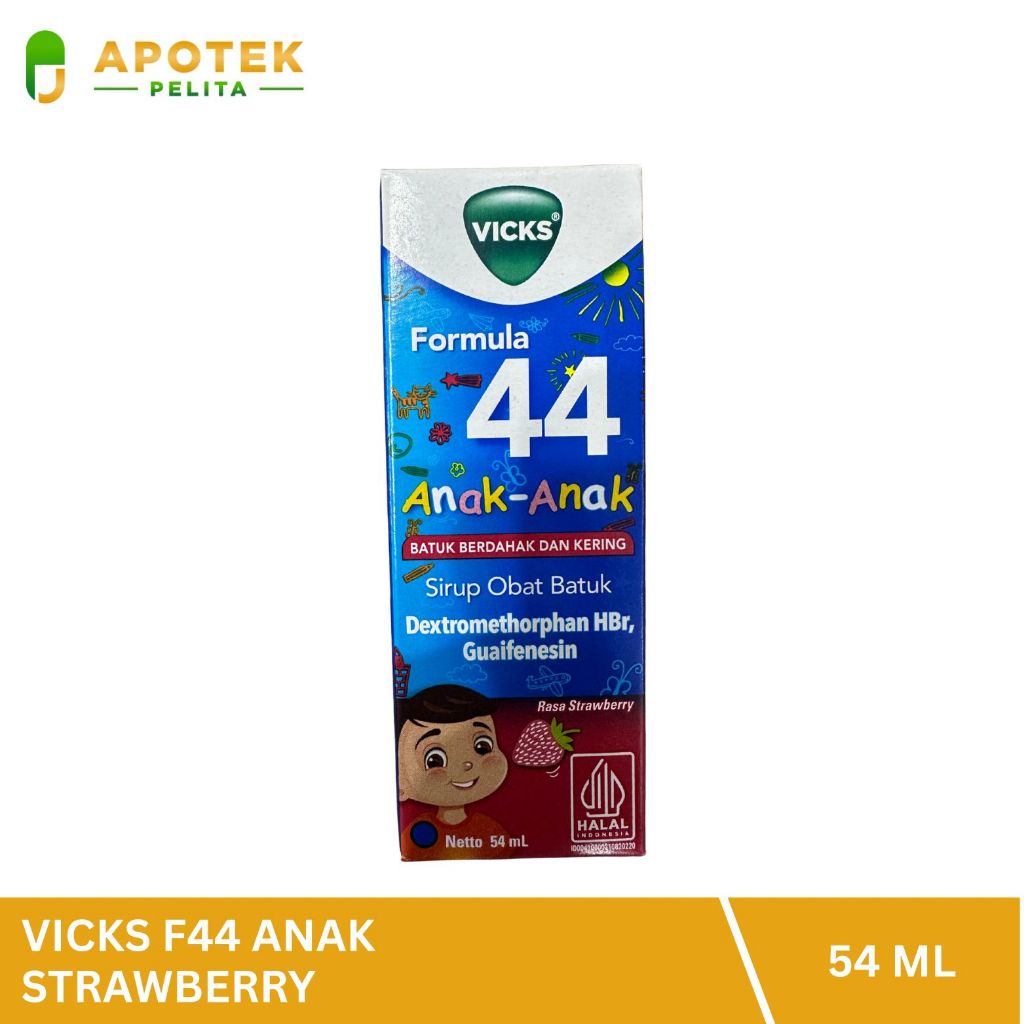 Jual Vicks Formula 44 Anak Strawberry 54 ml - Sirup untuk Meringankan ...
