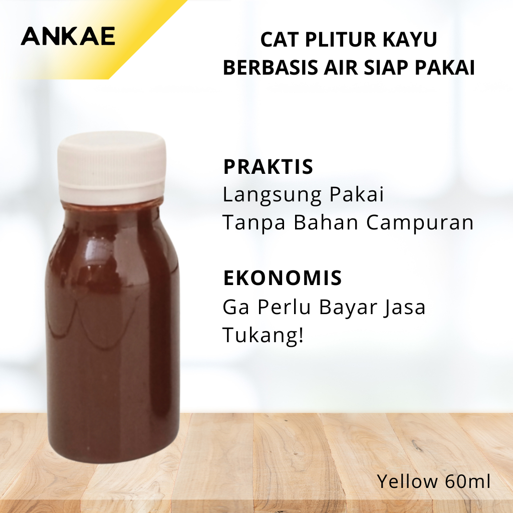 Jual Cat Plitur Kayu Berbasis Air Siap Pakai 60gr Politur Waterbased ...