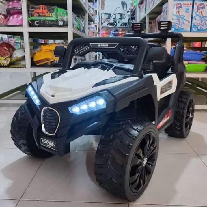 Jual MAINAN MOBIL AKI ANAK JEEP RODA KARET M-8788 M 8788 UTX NUV NAVER ...