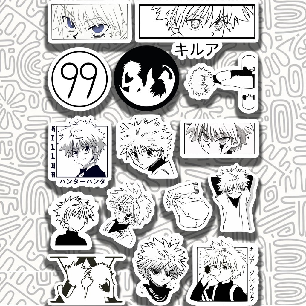 Jual Sticker Hunter X Hunter Killua Zoldyck || Stiker Anime Aesthetic ...