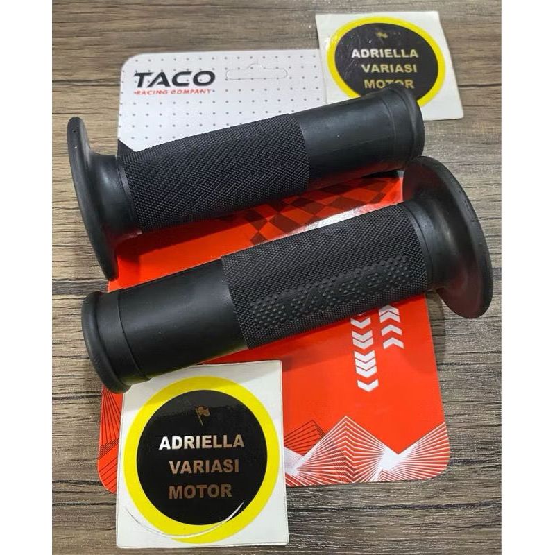 Jual Handgrip Taco Hitam Polos Universal Handle Hand Grip Fat Pad ...