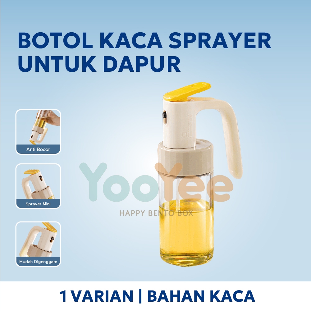 Jual Yooyee Botol Kaca Tempat Minyak Goreng Botol Kecap Semprot / Oil ...